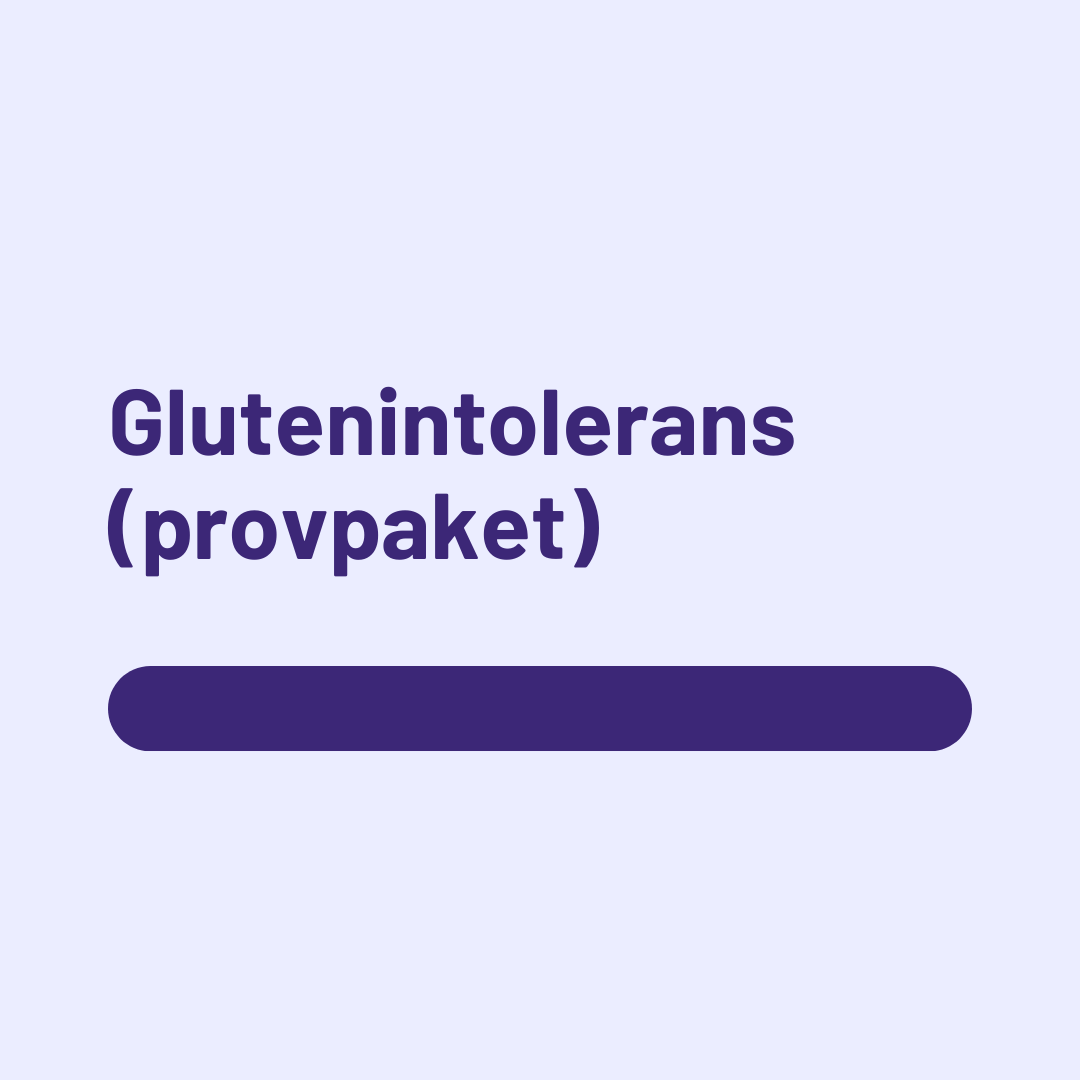 Glutenintolerans (provpaket) – Medicheck