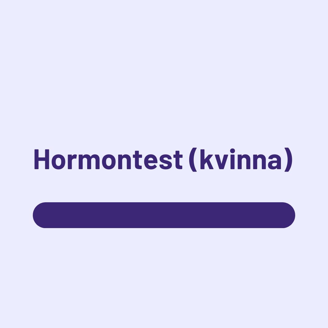 Hormontest (kvinna) – Medicheck